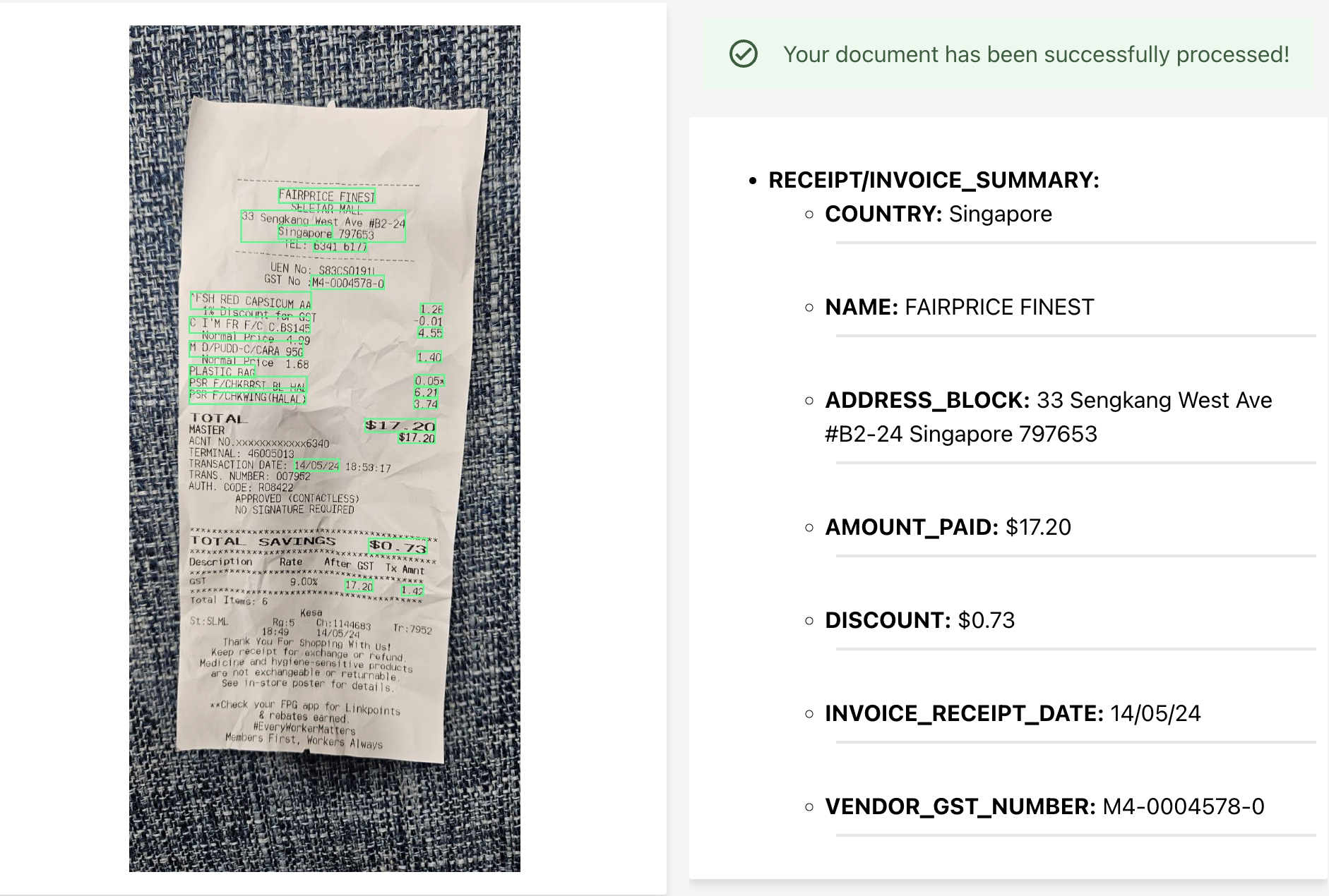 EnExpense Iravad | Convert data from receipts/invoices to download-able CSV/JSON